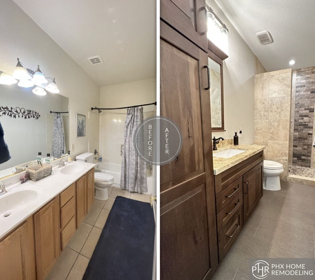 Erik & Pilar's Master & Guest Bathrooms Remodel In Mountain Park Ranch West