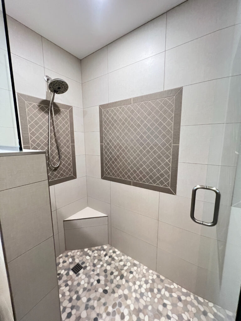 Incorporating Seating And Storage Into Walk-In Showers